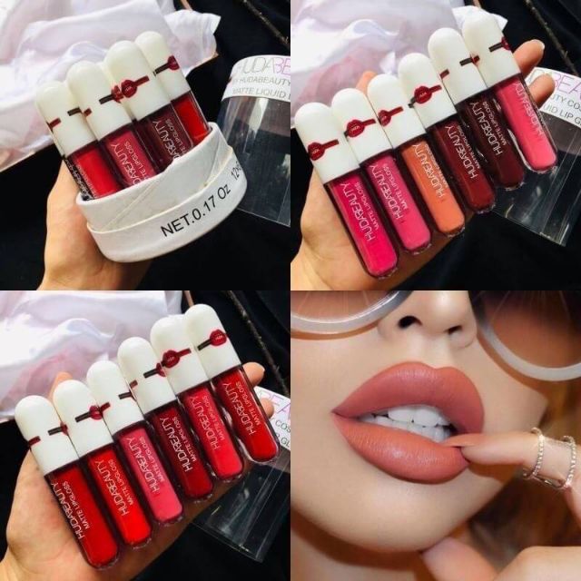 Huda Beauty Box Set lipstick Matte | Shopee Thailand