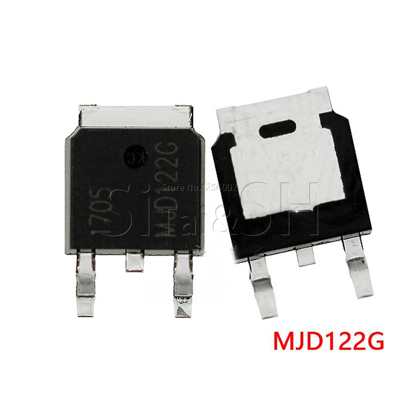 ชิ้นส่วนอะไหล่ชิพ Mjd122G Para-252 Mjd122T4G To252 J122G Mjd122 Tip122 ...