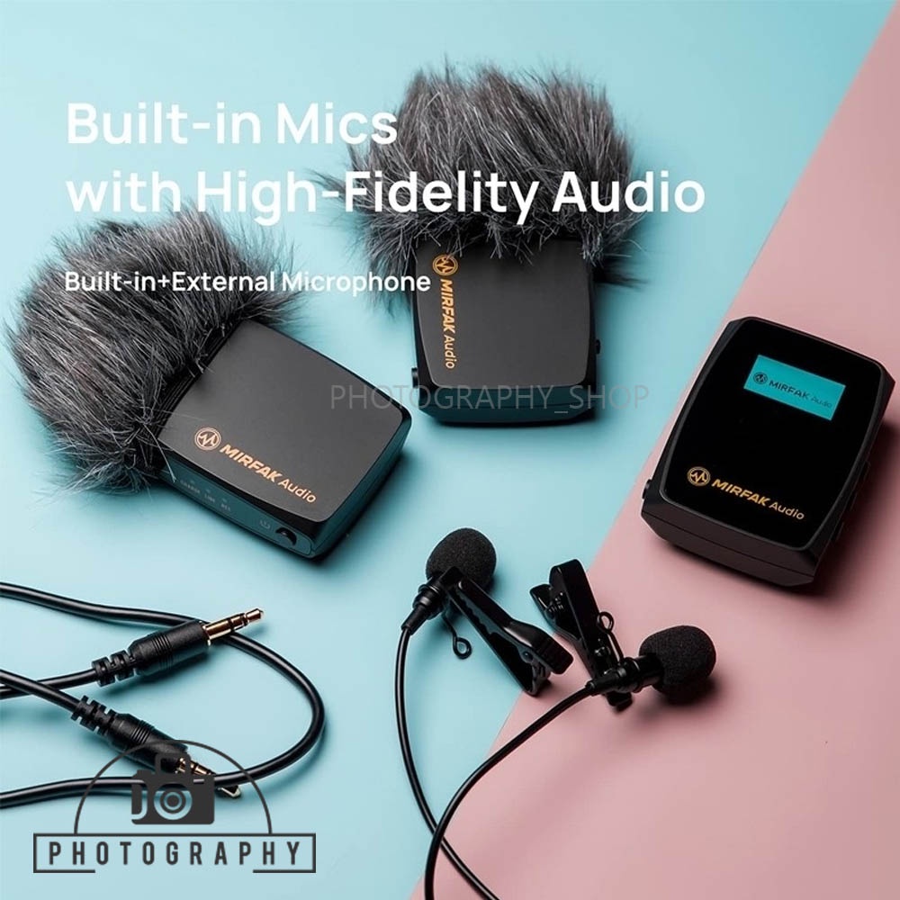 ไมค์ MOZA MIRFAK DUAL TRANSMITTER WIRELESS MICROPHONE SYSTEM WE10 PRO ...