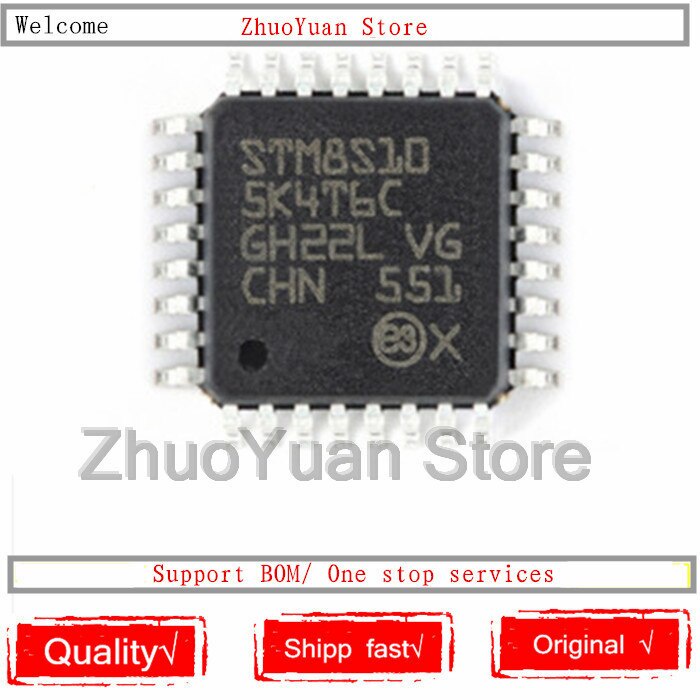 ชิปไอซีครอบชิป Stm8S105K4T6C Stm8S105 Lqfp-32 1 ชิ้น/ชุด | Shopee Thailand