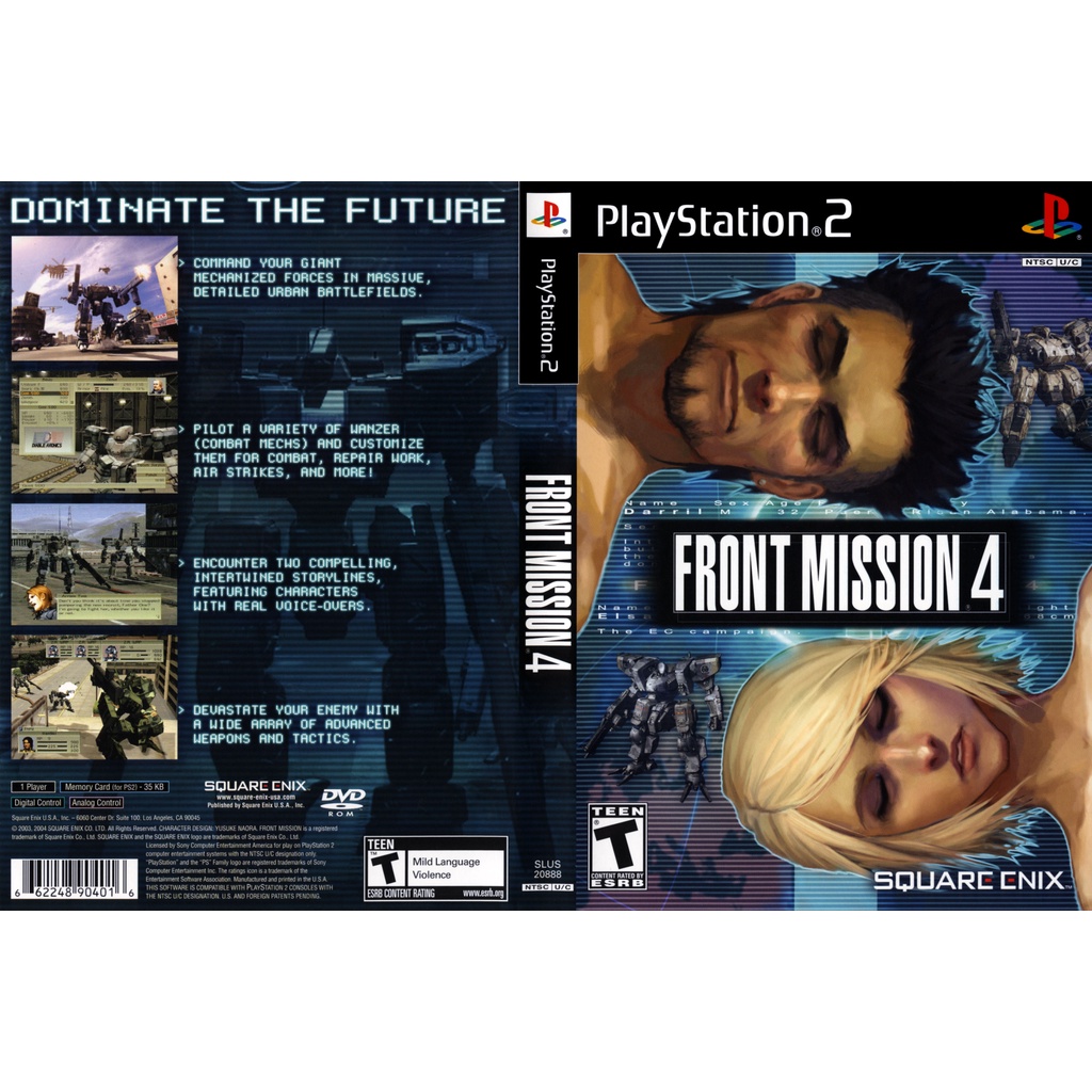 แผ่นเกมส์ PS2 Front Mission 4 คุณภาพ ส่งไว (DVD) | Shopee Thailand