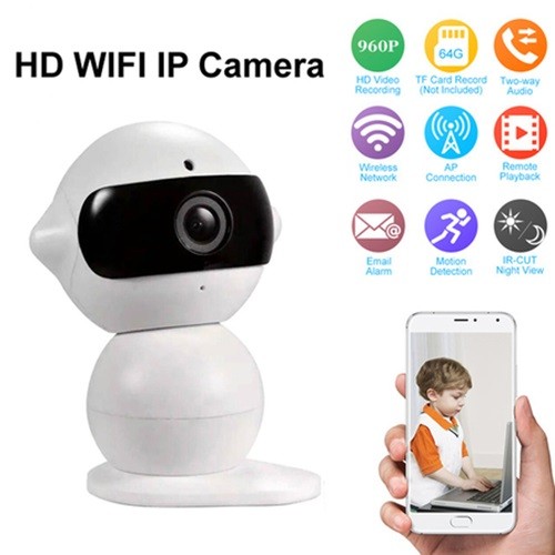 Mini Robot IP Camera กล้องวงจรปิดไร้สาย ดูผ่านมือถือได้ | Shopee Thailand