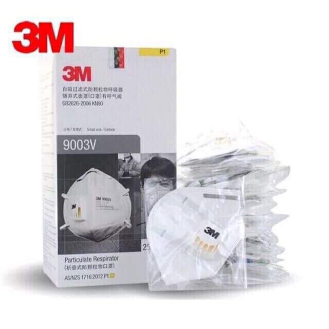 หน้ากาก3M 9003V แบบมีวาล์ว | Shopee Thailand