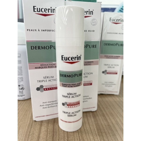 Eucerin Dermo Pure Triple Action Serum /Pro Acne Solution เซรั่ม 40 ml ...