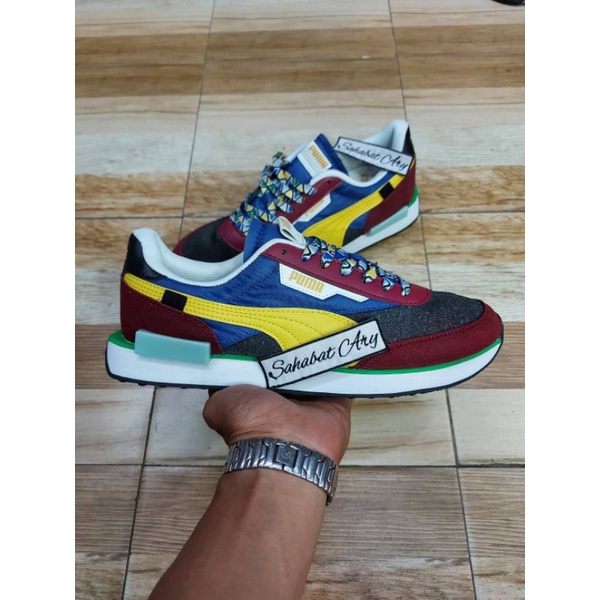 รองเท้า Puma Future Rider Mix Multi Burnt Russet | Shopee Thailand