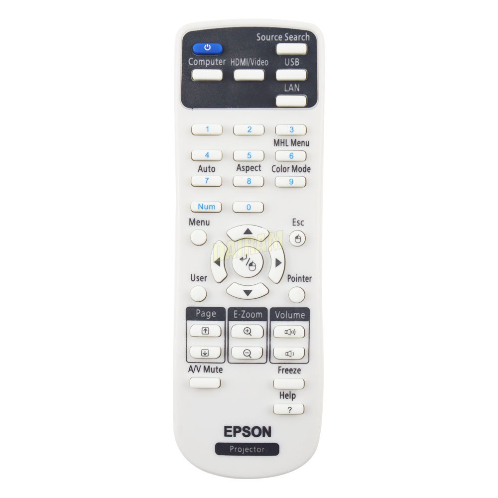 รีโมทคอนโทรลสําหรับ EPSON 1599176 โปรเจคเตอร์ Fernbedienung รีโมท ...