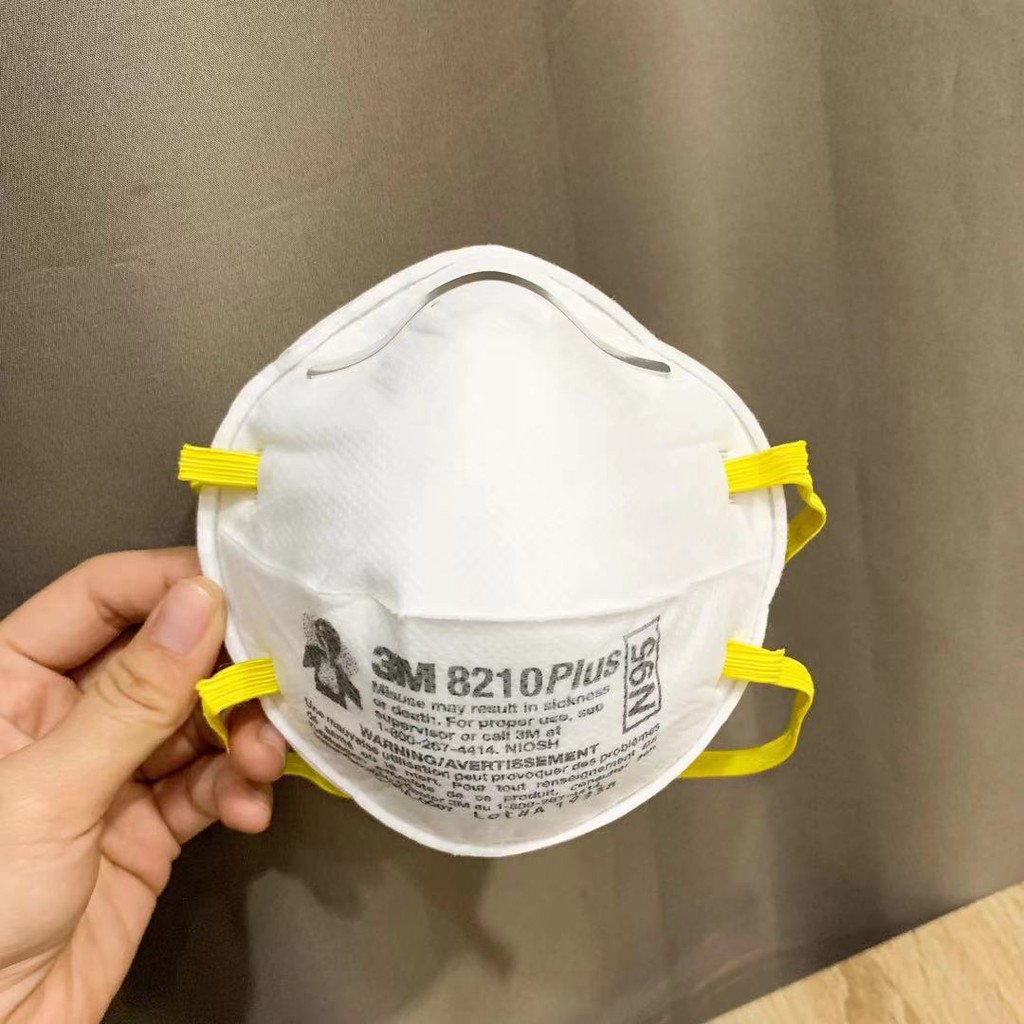 3M 8210plus N95 หน้ากากป้องกันฝุ่น PM 2.5 20ชิ้น(1กล่อง) | Shopee Thailand