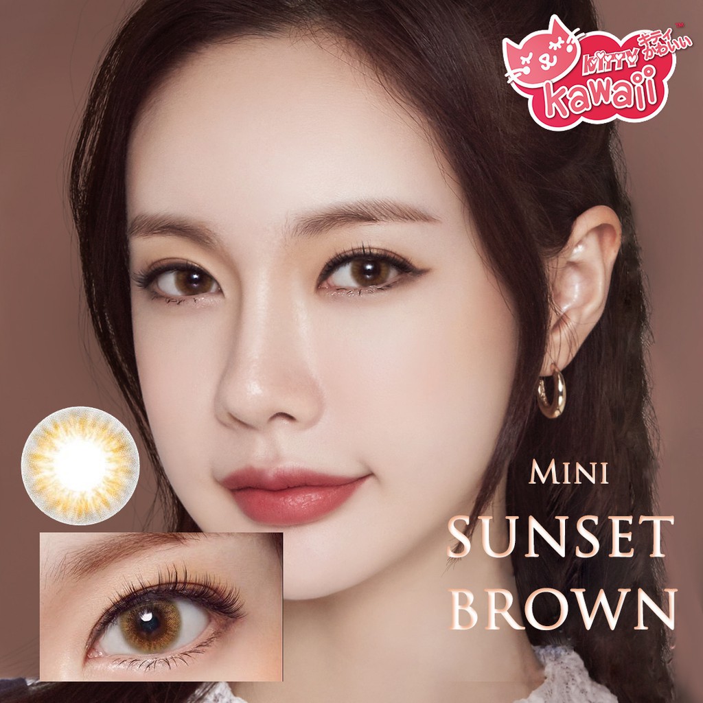 mini sunset brown/gray(0.00ถึง-5.00) | Shopee Thailand