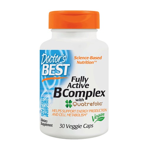 Doctor's Best: Best Fully Active B Complex - วิตามินบีรวม - 30 แคปซูล ...