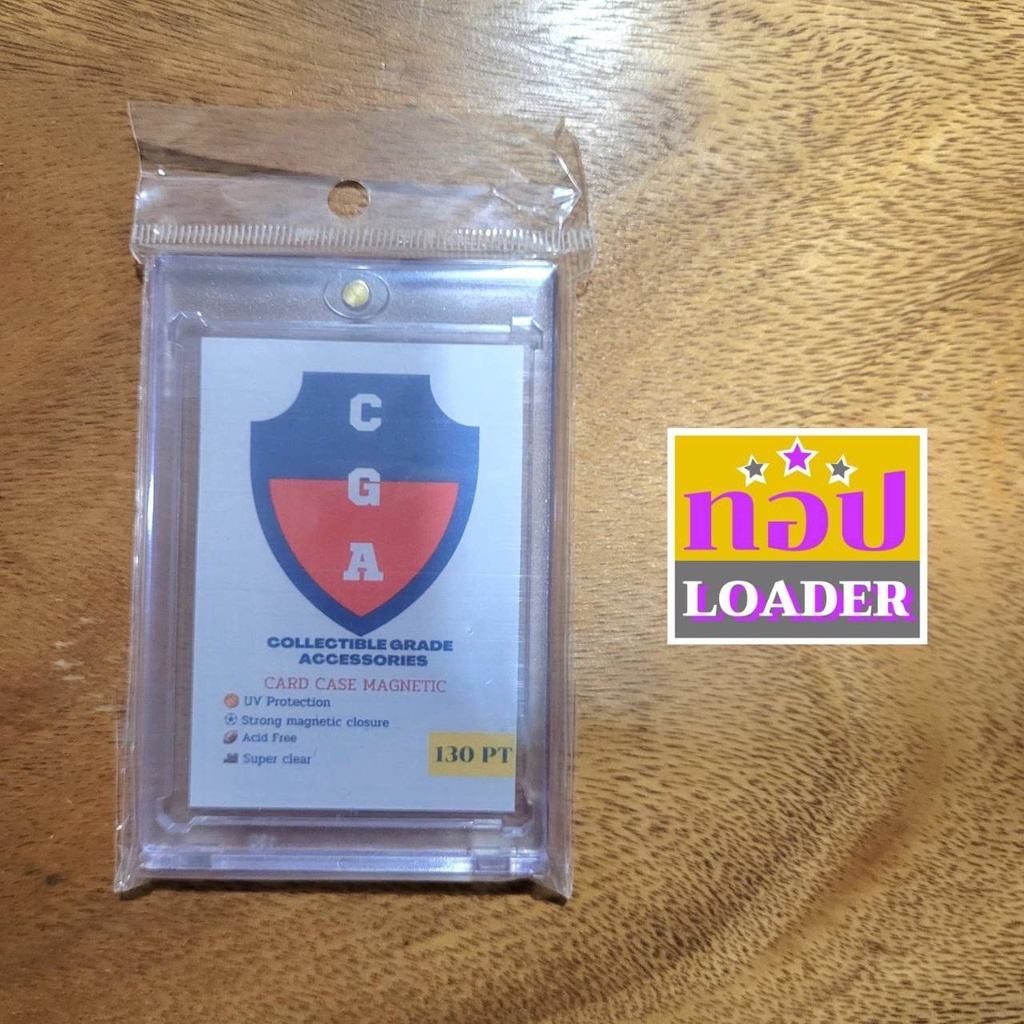 กรอบแม่เหล็ก หมุดทอง CGA CARD HOLDER ป้องกันUV กรอบใส่การ์ดบาส กรอบใส่ ...
