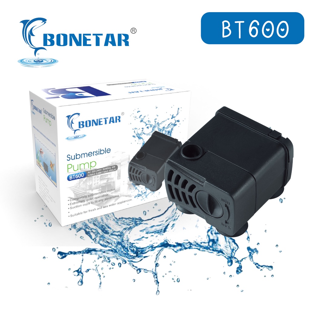 ปั๊มน้ำ ตู้ปลา Bonetar รุ่น BT600 ปั้มน้ำขนาดเล็ก ปั้มตู้ปลา ปั้มน้ำพุ น้ำตก | Shopee Thailand