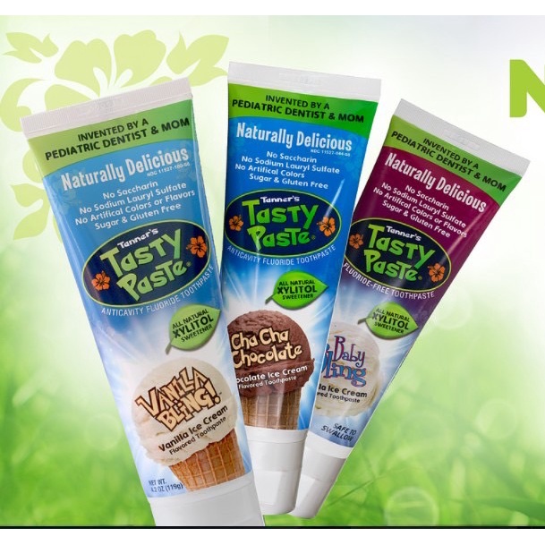 Tanner's Tasty Paste ยาสีฟันสำหรับเด็ก ปราศจากกลูเต็น นำเข้าจาก U.S.A ...