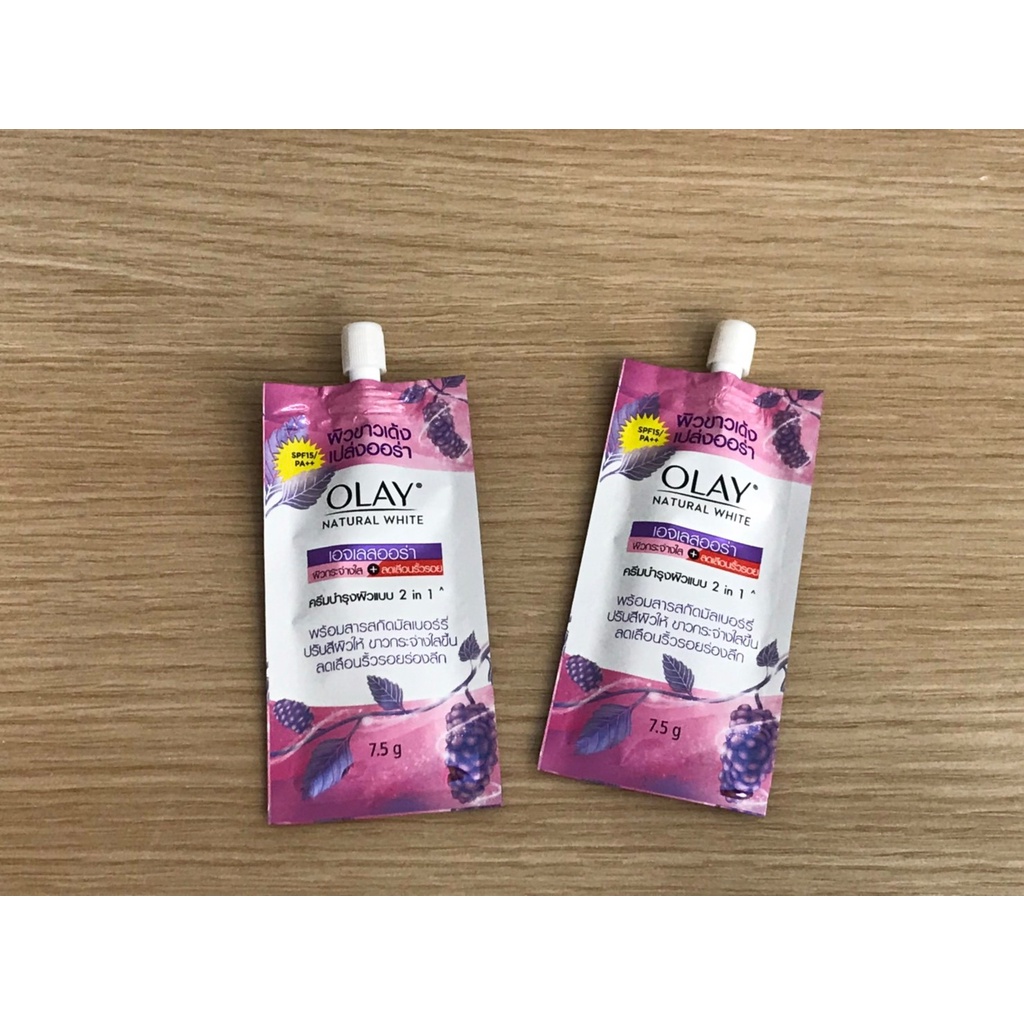 Olay Natural White Ageless Aura โอเลย์ เนเจอรัล ไวท์ เอจเลสออร่า ...