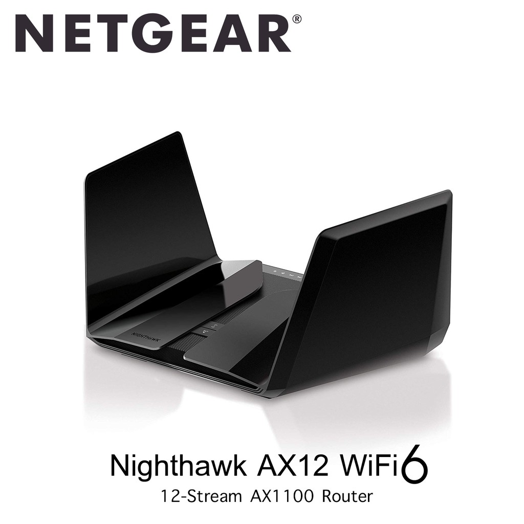 NETGEAR Nighthawk (RAX200) AX12 12-Stream Wifi 6 Router - AX11000 Tri ...