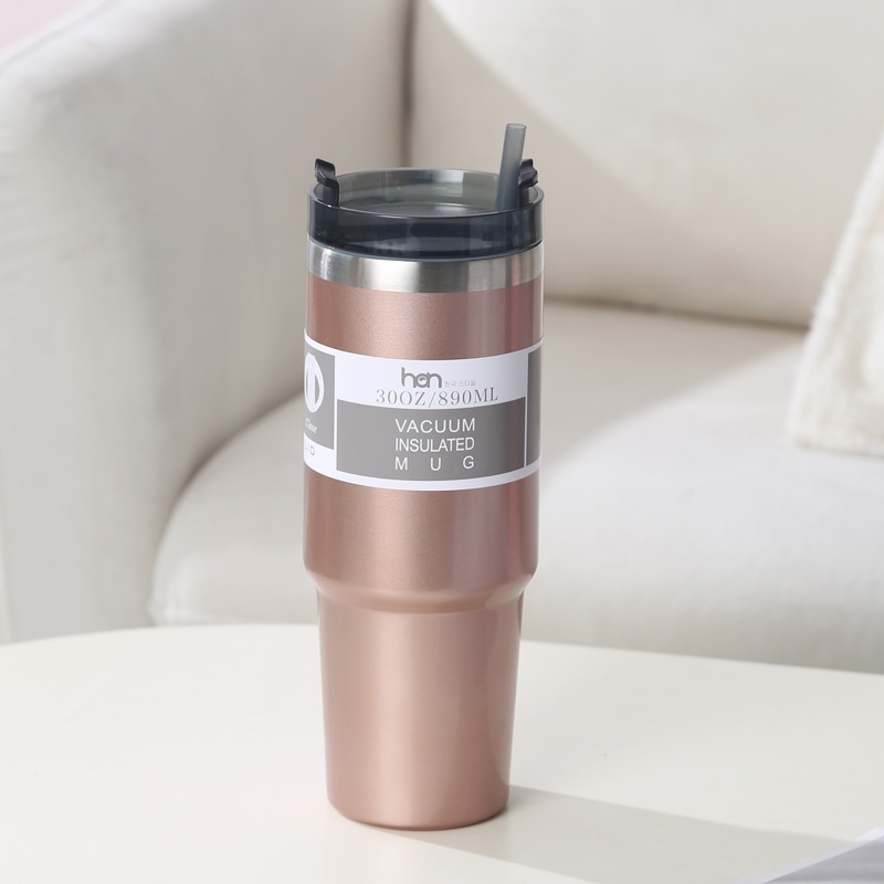 HAN แก้วเก็บความเย็น 30oz 890ml สแตนเลสแท้ รับประกันไอน้ำไม่เกาะแก้ว ขนาด 30ออนซ์ พร้อมส่งจากไทย ...