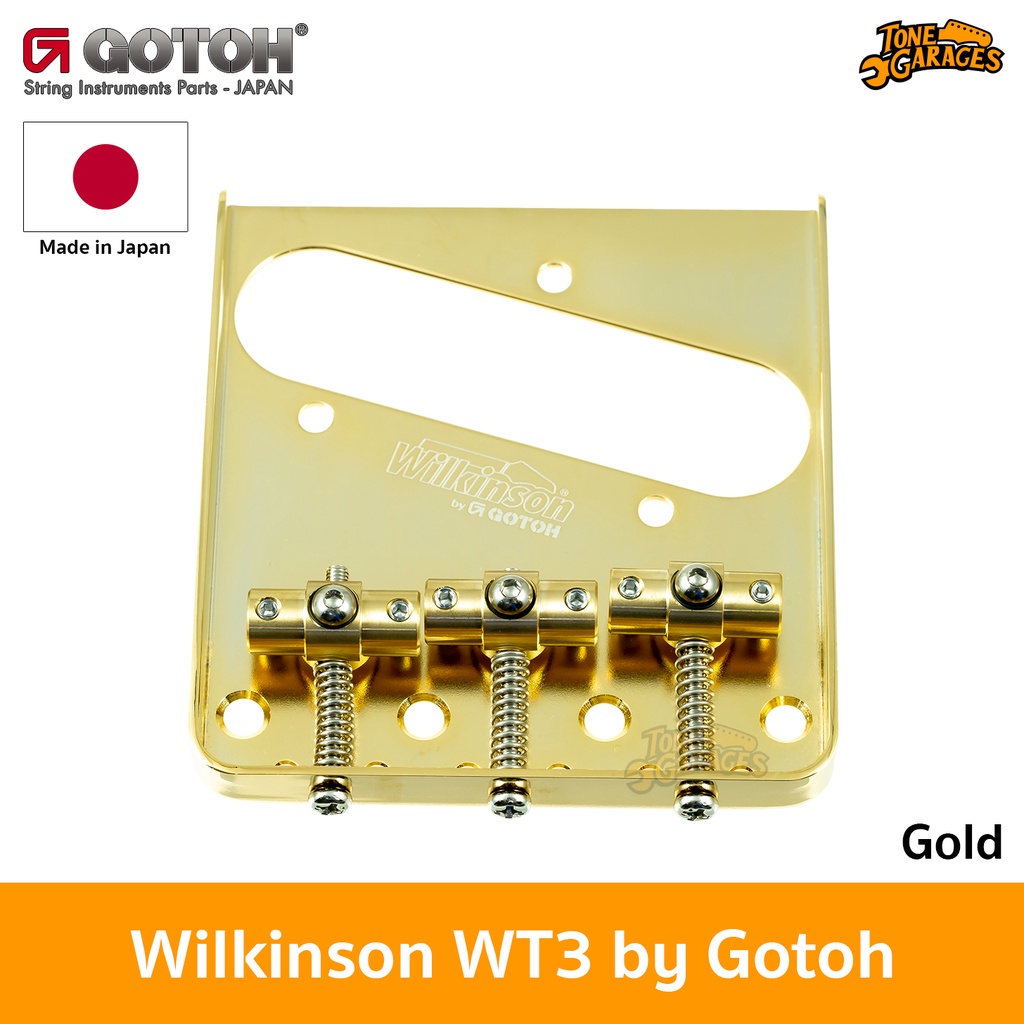 Wilkinson WT3 by Gotoh Tele Telecaster Bridge หย่อง กีต้าร์ไฟฟ้า เทเล ขแงแท้ 100% Made in Japan ...