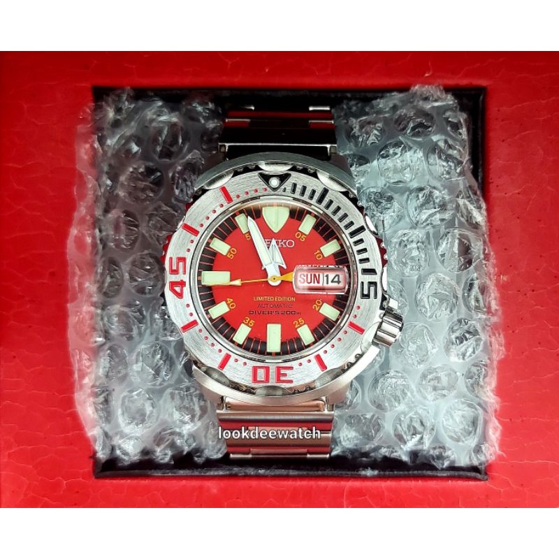 Seiko Red Monster Limited 1313 เรือน | Shopee Thailand