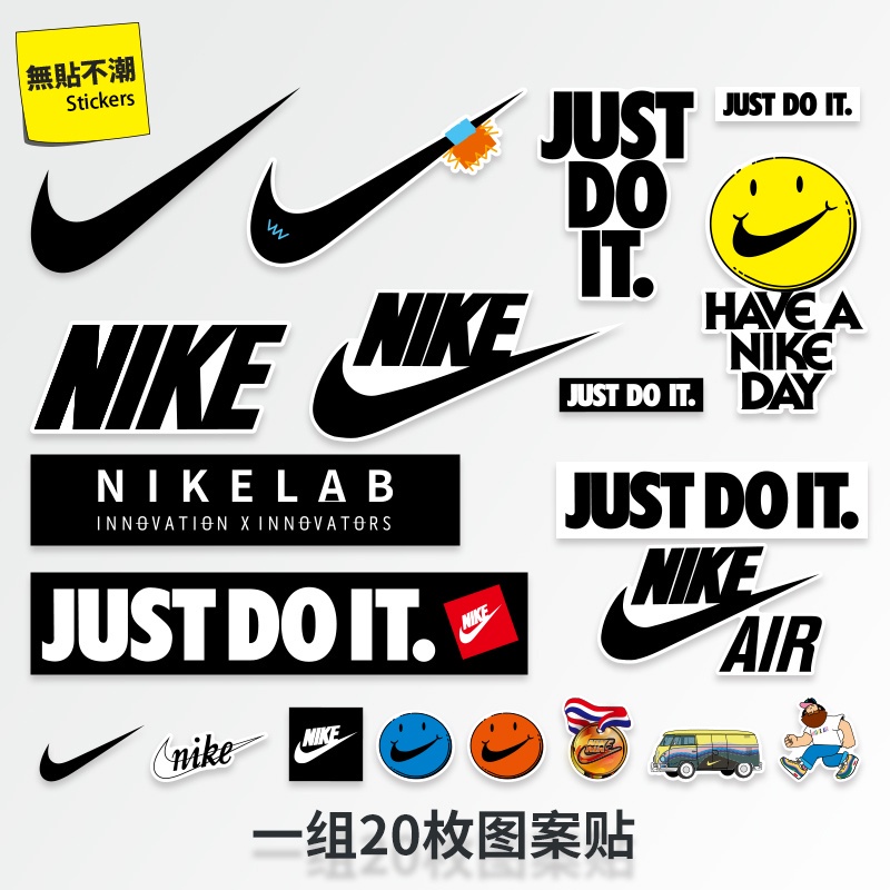 Sticker 20pcs/set Nike jordan tide brand suitcase suitcase sticker ...