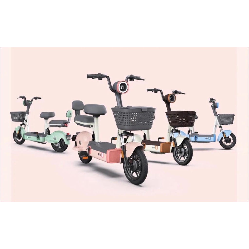 จักรยานไฟฟ้า รุ่น PAO PAO แบตเตอรี่ 4 ลูก | Shopee Thailand