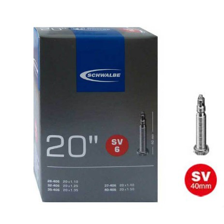 SCHWALBE ยางใน 20" 406 20x1.1-1.5 (AV6) (SV6) | Shopee Thailand