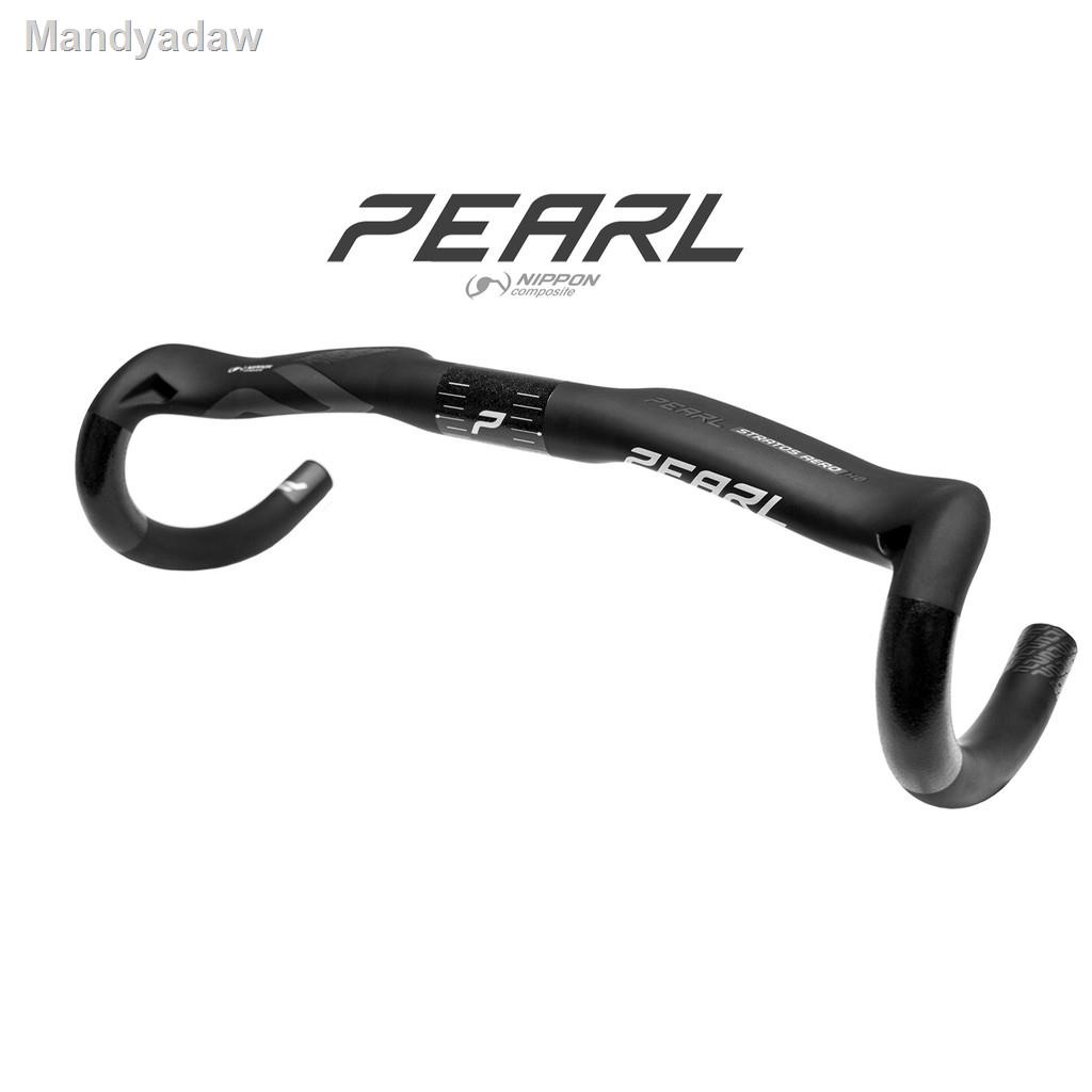 PEARL Handlebar STRATOS AERO แฮนด์แอร์โร่คาร์บอนสำหรับเสือหมอบอุปกรณ ...