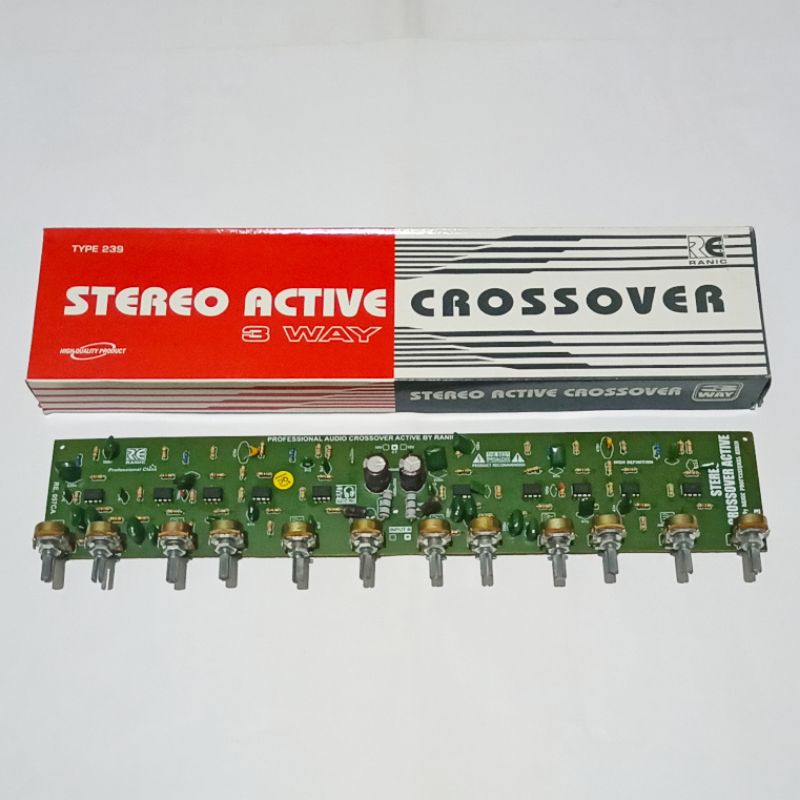 ชุด 3 Way Professional Audio Active Crossover Stereo Ranic | Shopee ...