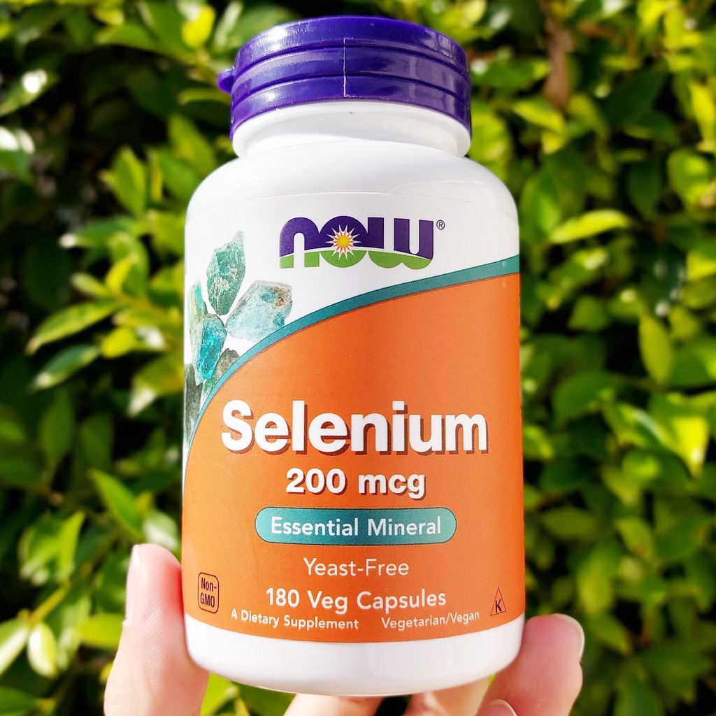 ซีลีเนียม Selenium 200 mcg 180 Veg Capsules (Now Foods®) | Shopee Thailand