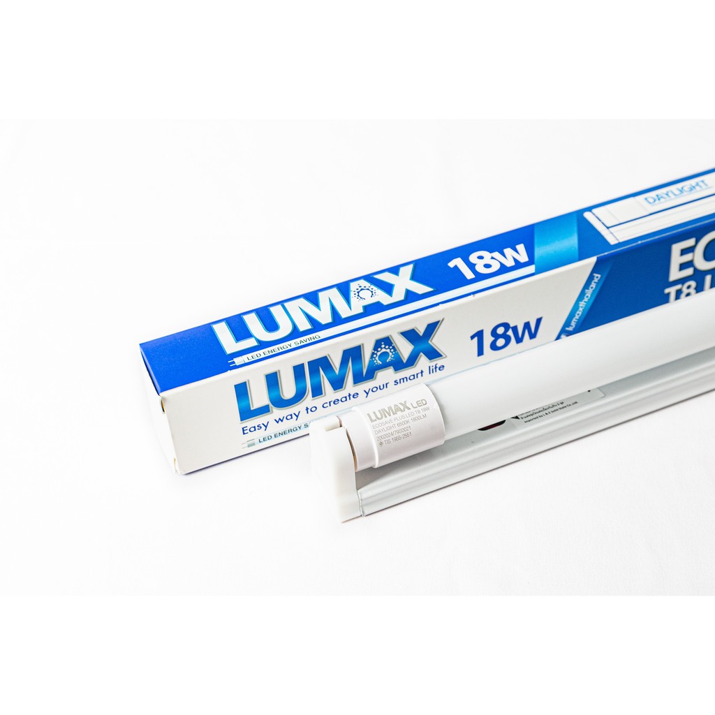 ชุดหลอด LED T8 LED SET 9W / 18W LUMAX | Shopee Thailand