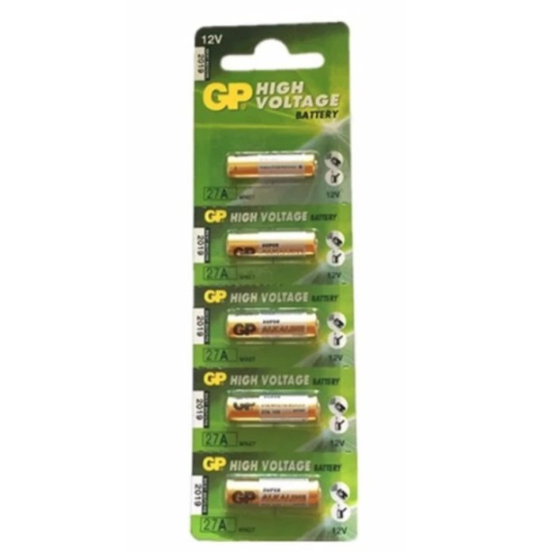 GP Battery ถ่าน Alkaline Battery 12V. รุ่น GP27A ถ่านกริ่งไร้สาย รีโมต ...