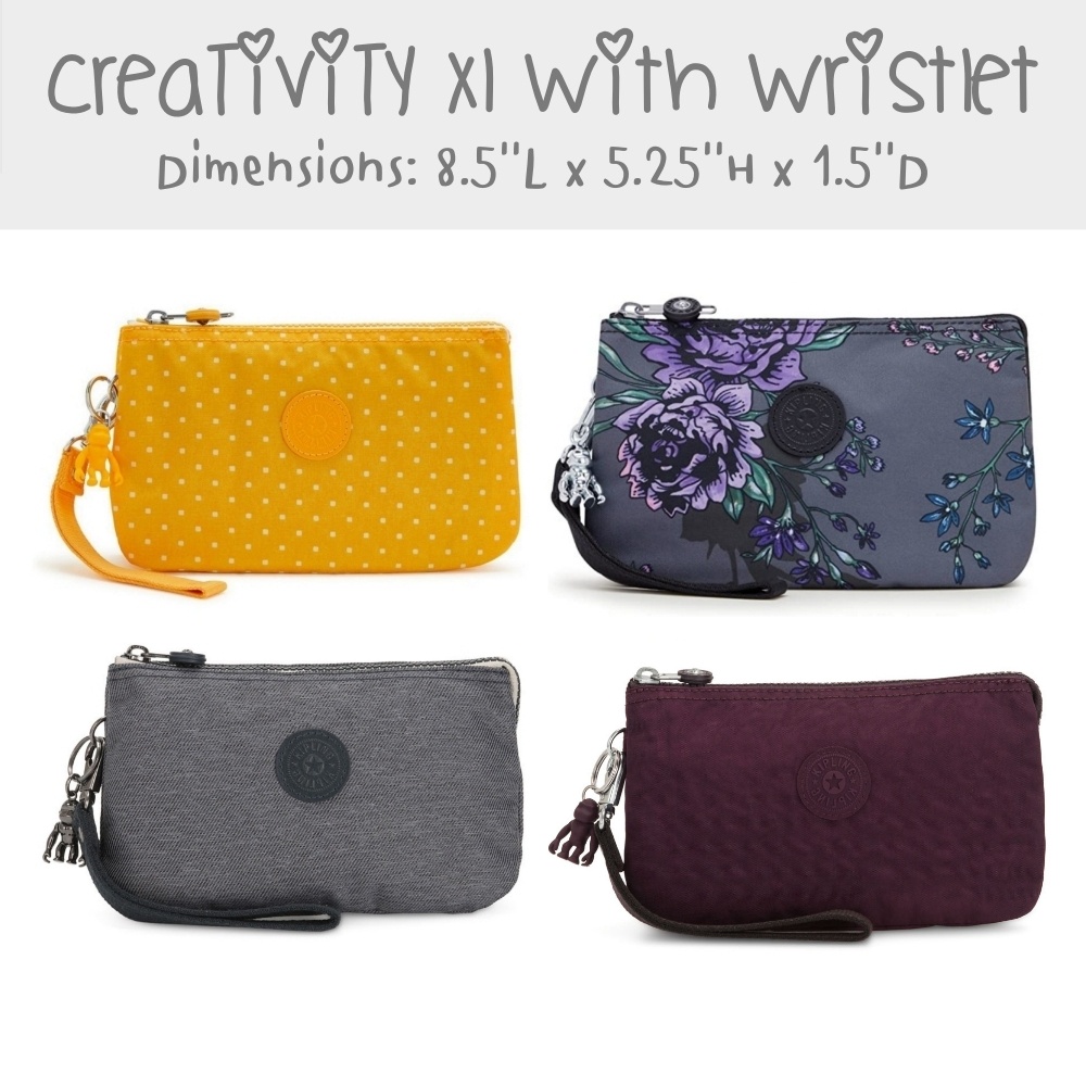 [2] Kipling Creativity XL Extra Large Purse With Wristlet | Shopee Thailand