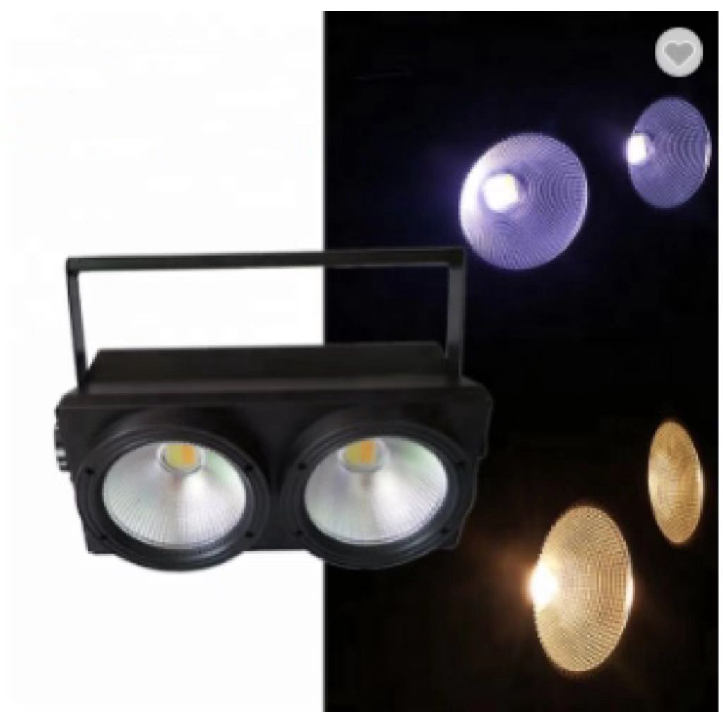 LED COB ผนังเครื่องซักผ้าไฟผู้ชม 2x100W น้ำท่วมไฟ LED Matrix Blinder ...