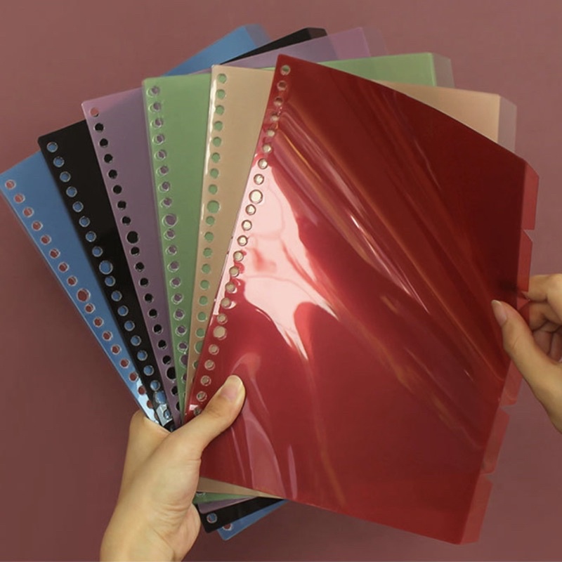 แผ่นขั้นใส Parting Sheet 6แผ่น/แพ็ค มี 7 สี สมุด, สมุดโน๊ต, เครื่อง ...