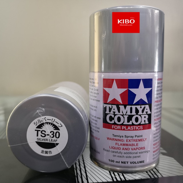 สีสเปรย์ทามิย่า Tamiya TS-30 silver leaf 100ml สีสเปรย์เงิน | Shopee ...