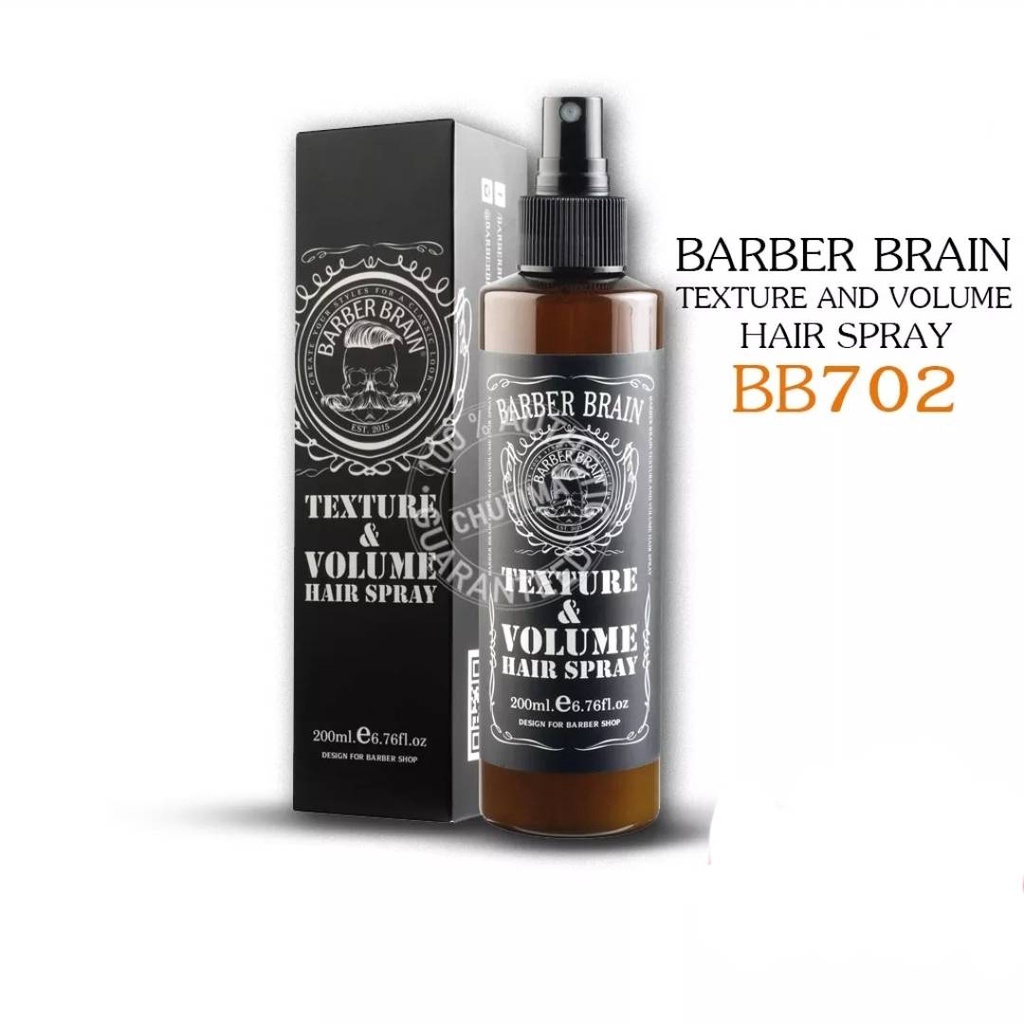 Barber Brain Texture & Volume Hair Spray บาร์เบอร์ เบรน เท็กซ์เจอร์ ...