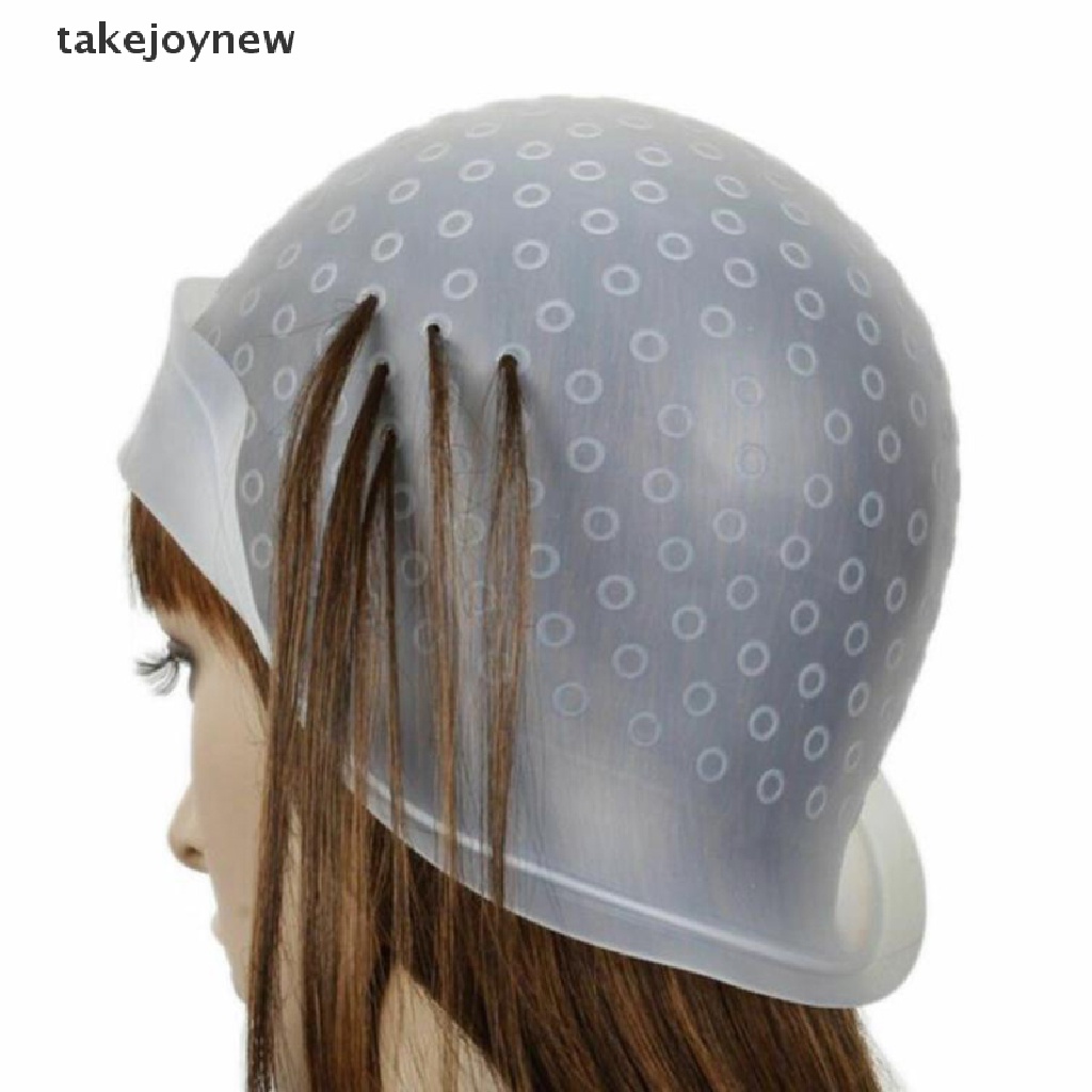 [takejoynew] หมวกซิลิโคน สําหรับย้อมสีผม 1 ชิ้น | Shopee Thailand