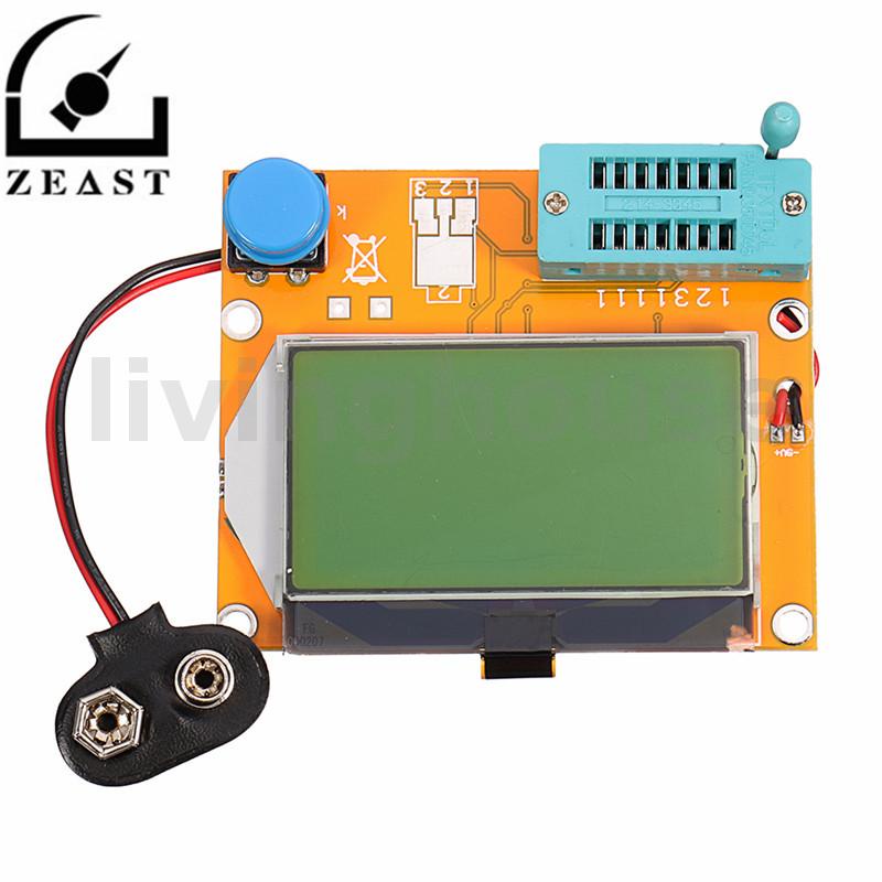 Geekcreit Lcr-T4 12864 เครื่องทดสอบความต้านทาน ทรานซิสเตอร์ หน้าจอ Lcd ...