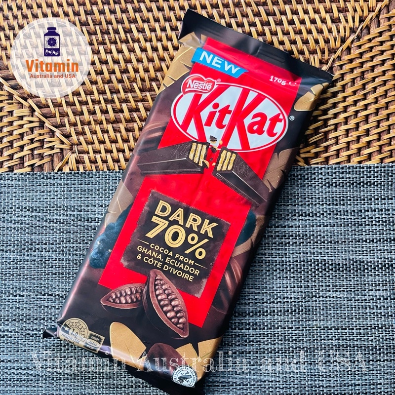KitKat Dark Chocolate คิทแคท ดาร์คช็อคโกแลต คิทแคท มิ้นท์ คิทแคทรสส้ม KitKat Bar ขนาด 170กรัม ...