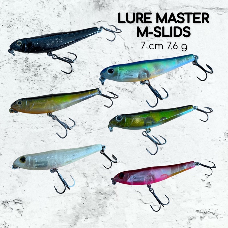 เหยื่อตกปลา Lure Master Gold M-SLIDS 7 ซม. 7.6 กรัม VP-0185 | Shopee ...