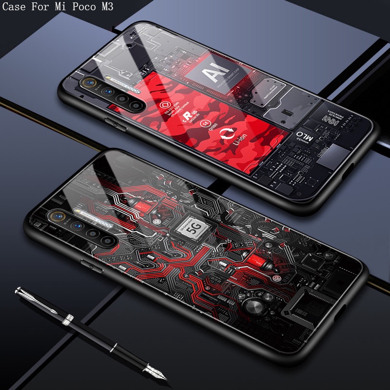Xiaomi Mi POCO M3 F3 X3 NFC Pro GT Mix 2S PocoPhone 5G สำหรับ Case Technology Circuit Board ...