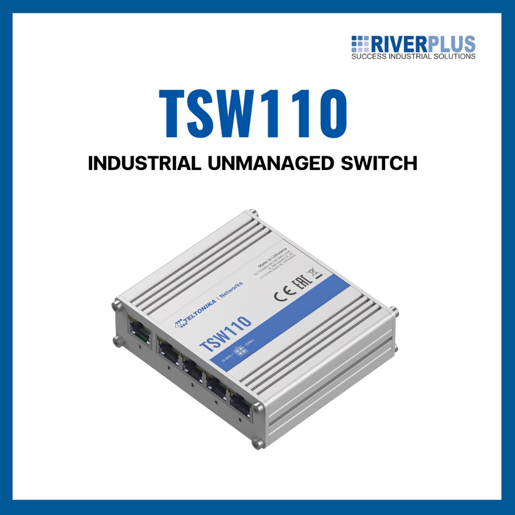 Teltonika TSW110 Industrial Unmanaged Switch | Shopee Thailand