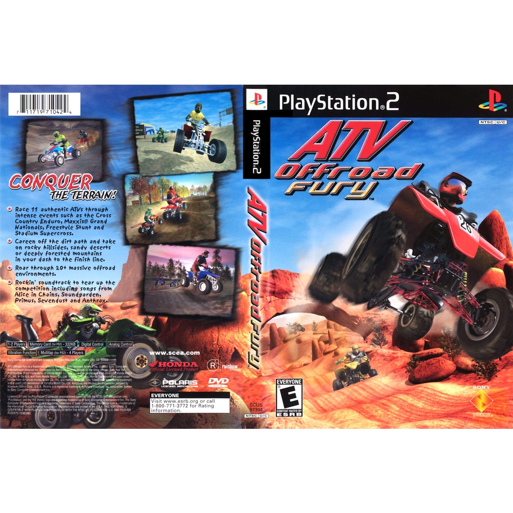 แผ่นเกมส์ PS2 ATV Offroad Fury คุณภาพ ส่งไว (DVD) | Shopee Thailand