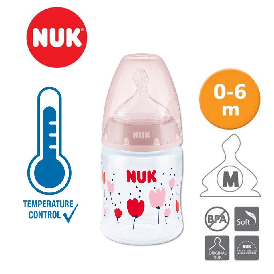Nuk PCH ขวด PP พร้อมตัวควบคุมอุณหภูมิ (1ม. x 150มล.) | Shopee Thailand