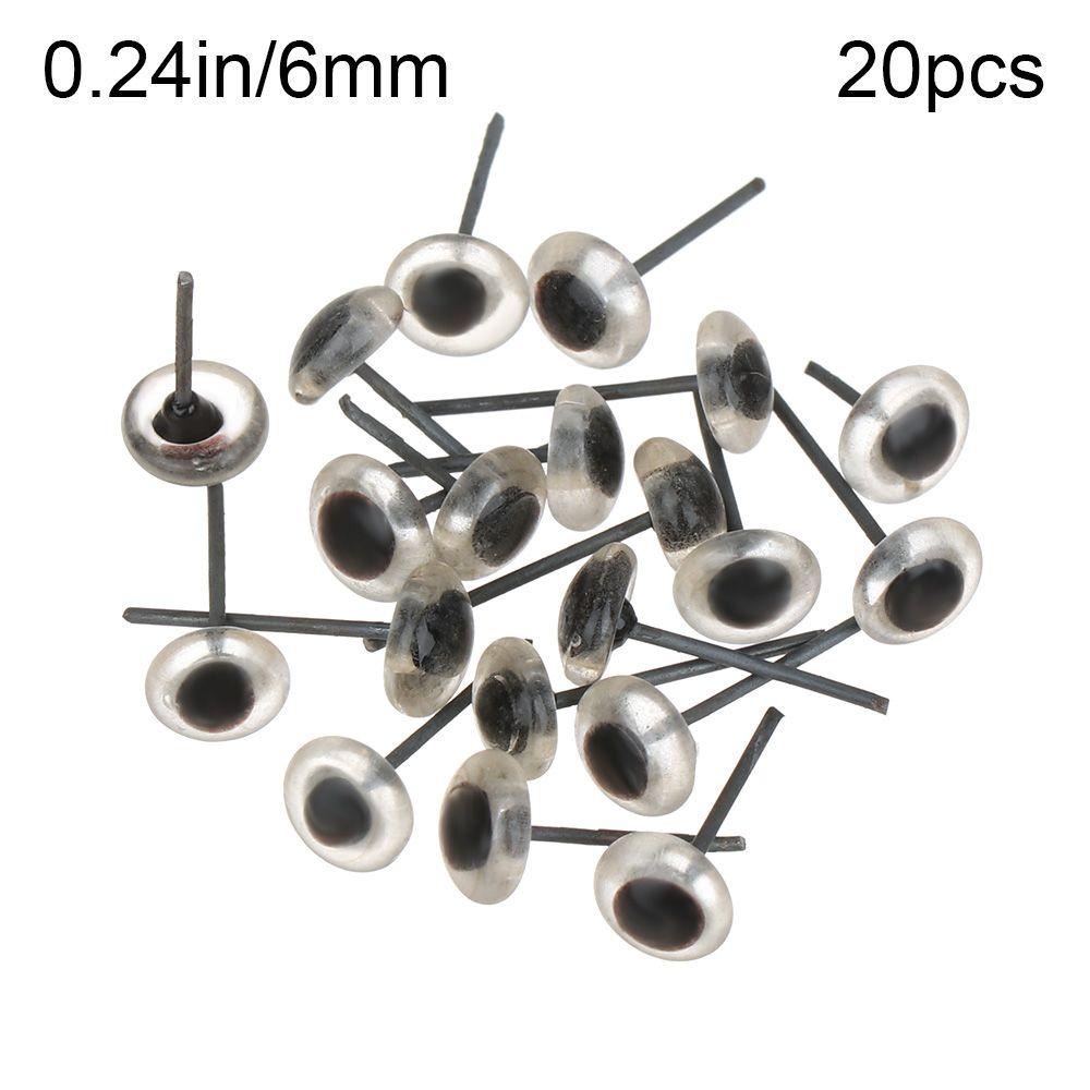 Shoogth ดวงตาพลาสติกใส 3 4 5 6 7 8 9 10 มม. DIY ของเล่นสําหรับเด็ก 20 ...