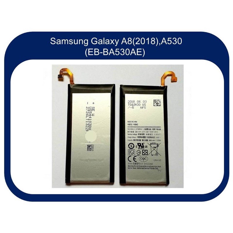 แบตเตอรี่ Samsung Galaxy A8(2018),A530 (EB-BA530AE) | Shopee Thailand