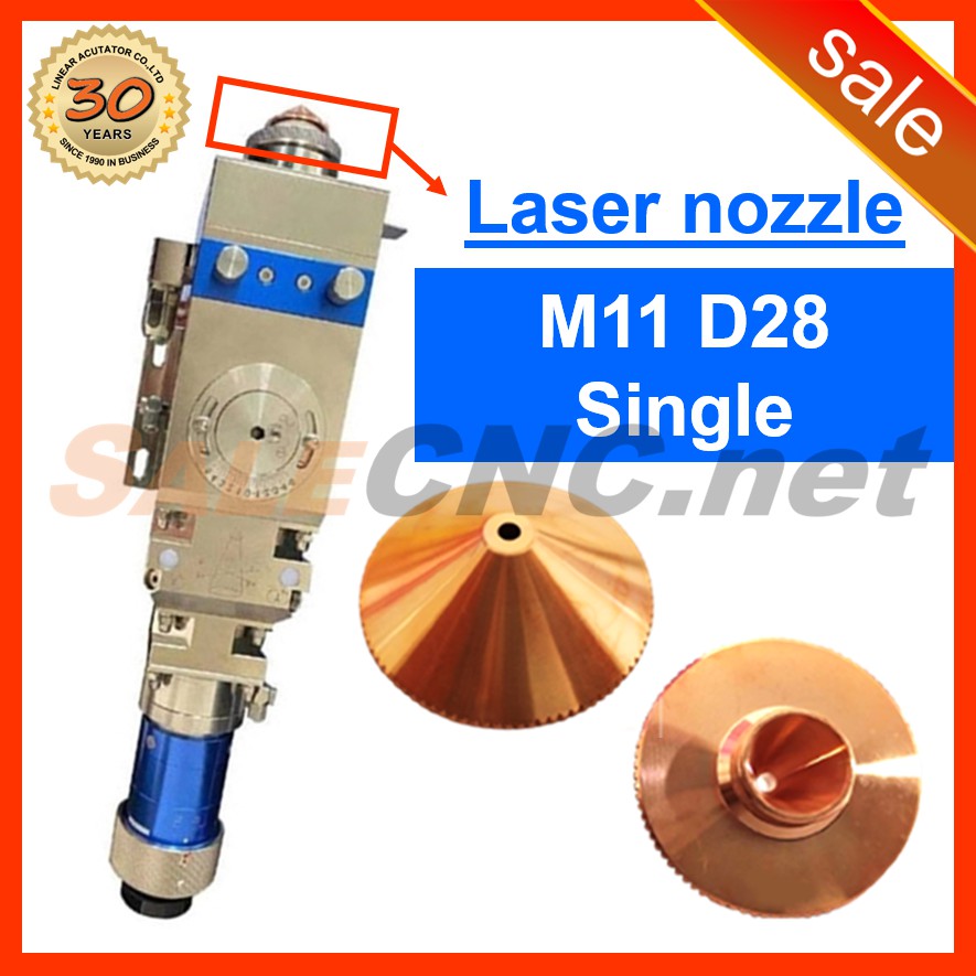 1. หัวตัดเลเซอร์ Laser Nozzle M12 D30 (Double) ขนาด 1.0-4.0mm หัว ...