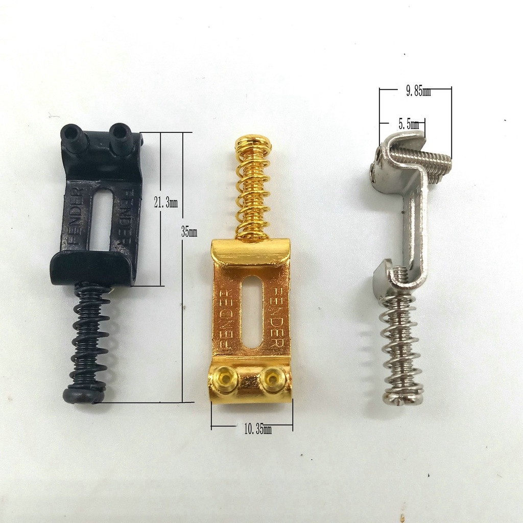 6 Roller Bridge Pull String Code Electric Guitar Saddle for Stratocaster Telecaster Electric ...
