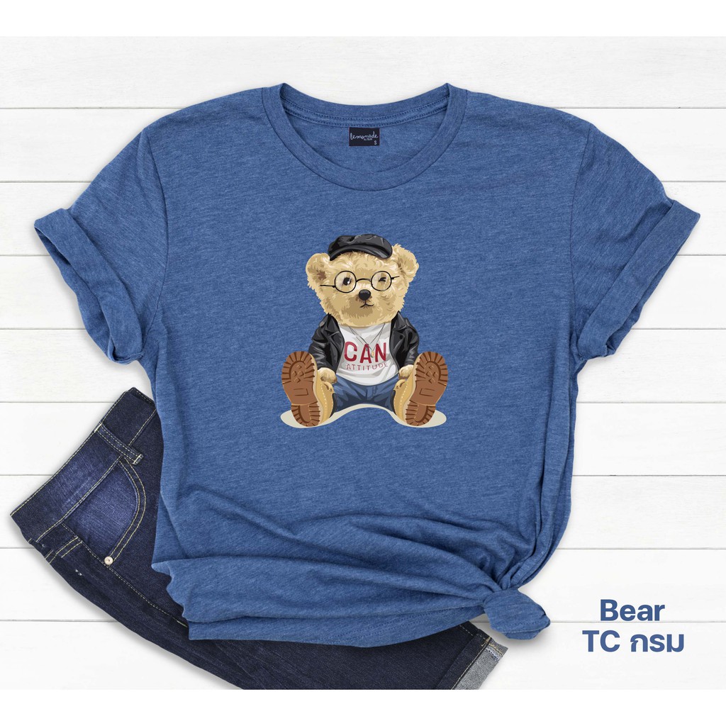 [ TC Bear ] เสื้อครอบครัว ใส่เป็นทีมแก๊งค์ มีหลายไซด์ เด็กผู้ใหญ่ ผ้า ...