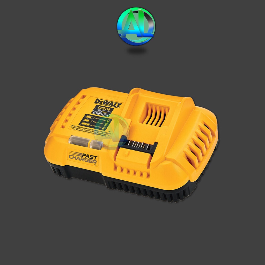 DEWALT แท่นชาร์จแบตเตอรี่ 18V. รุ่น DCB118 (8A) รุ่นชาร์จเร็ว มีพัดลม ...