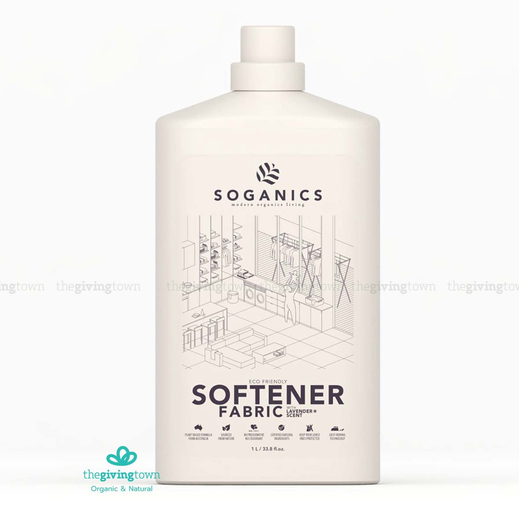 SOGANICS น้ำยาปรับผ้านุ่ม Eco-Friendly Fabric Softener ผลิตภัณฑ์ปรับผ้า ...