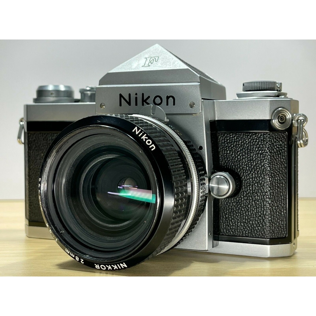 *1971Yr* Nikon Apollo New F EyeLevel SLR Camera w/ Nikkor 28mm F3.5 Non ...
